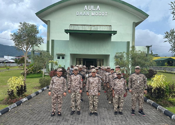 Ini Penampakan Pengurus KONI Sulut Ditempa di Rindam XIII/Merdeka ...